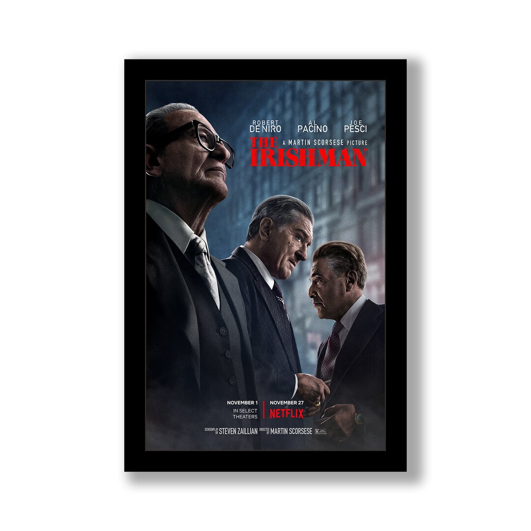 The Irishman 11x17 Framed Movie Poster - Etsy
