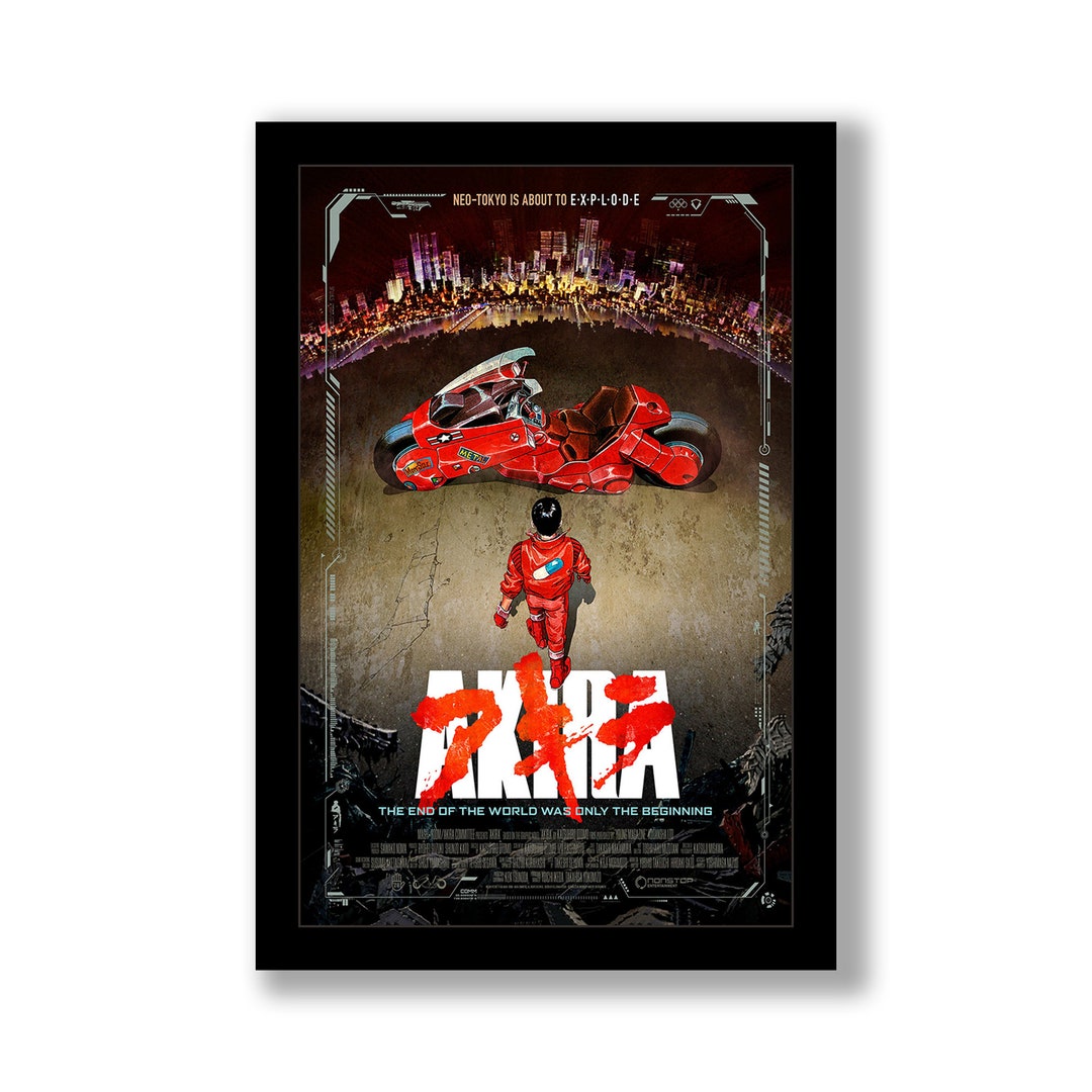 Akira 11x17 Framed Movie Poster - Etsy