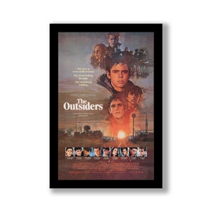 The Outsiders 11x17 Framed Movie Poster - Etsy