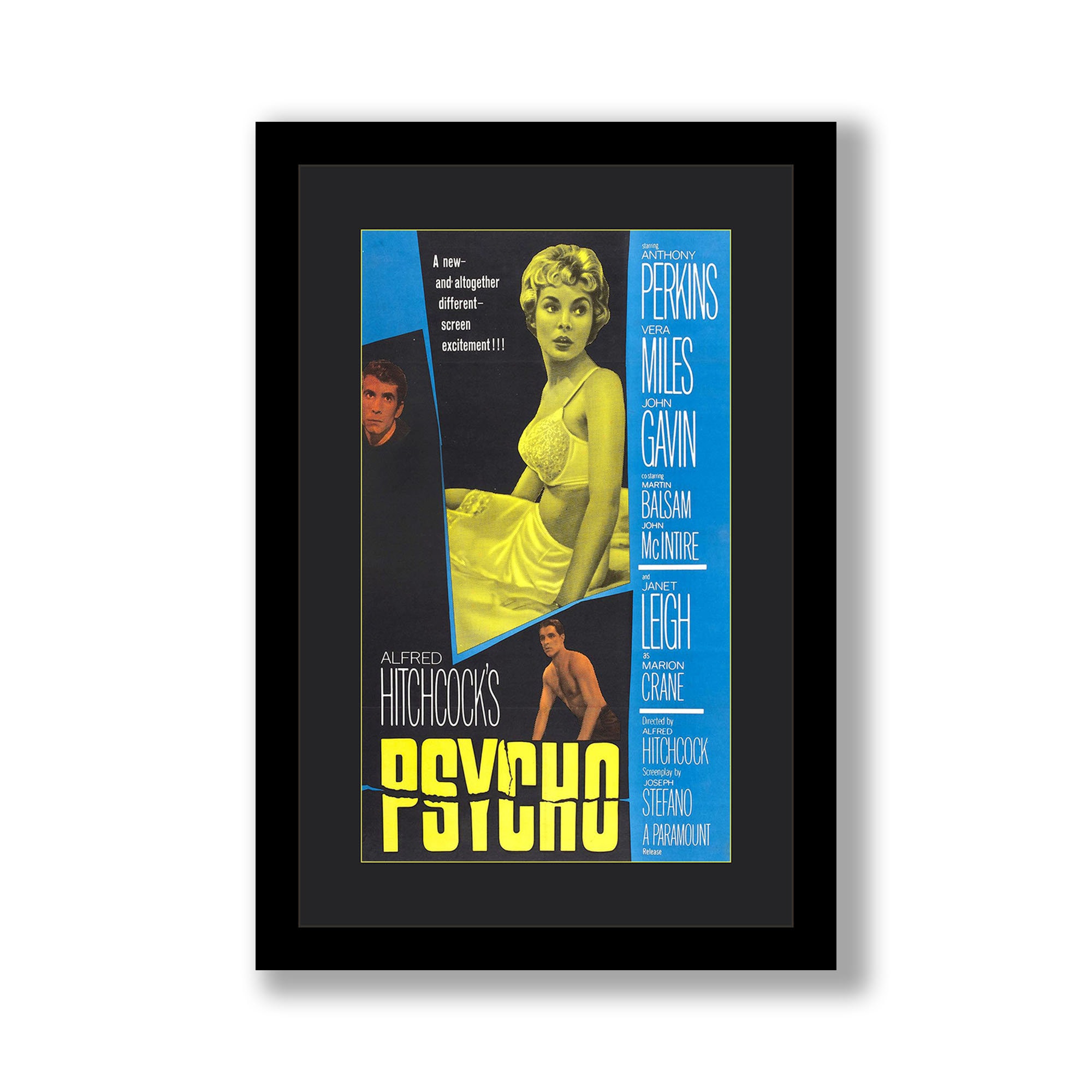 Psycho 11x17 Framed Movie Poster - Etsy