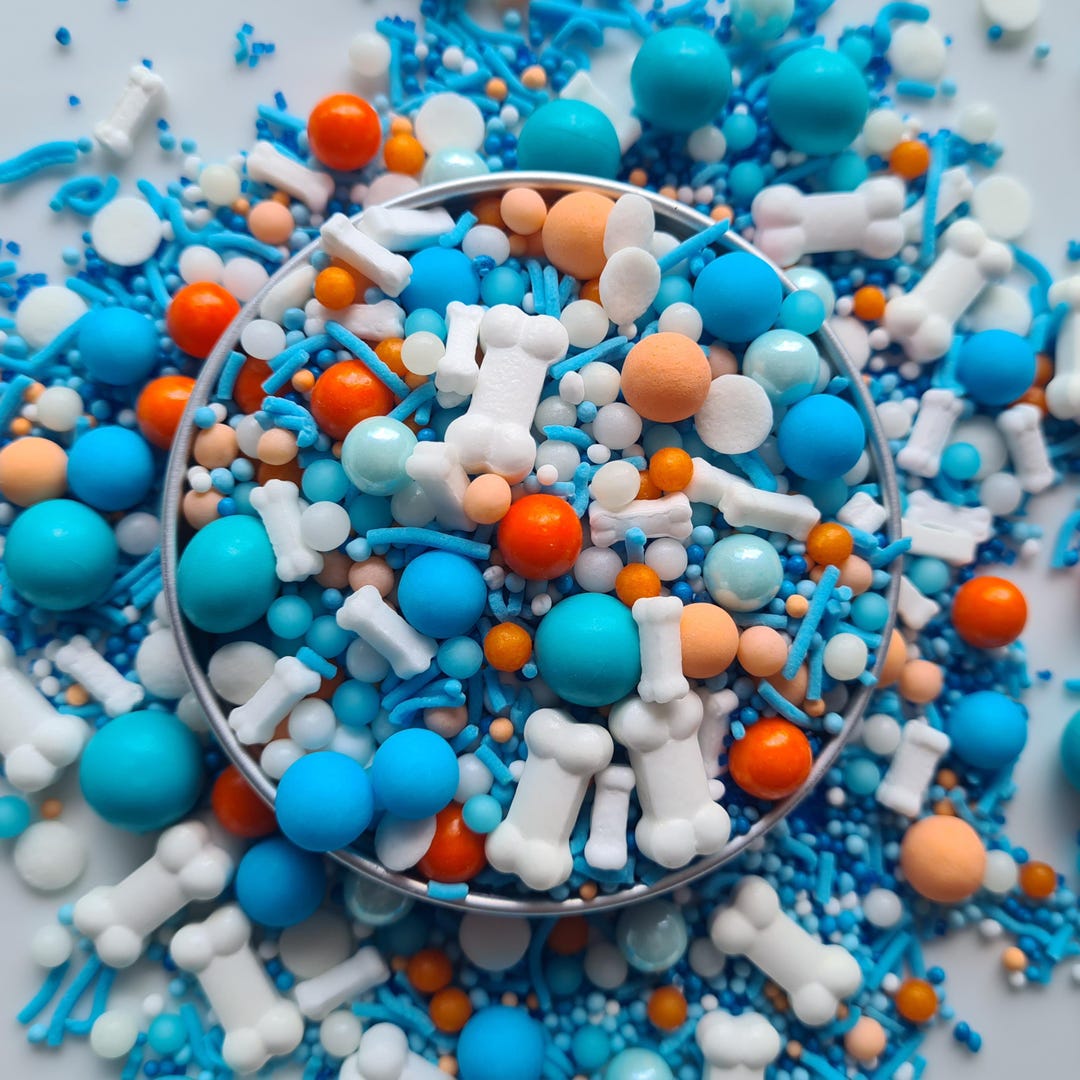 BLUEY TAILS 120g Sprinkles • Cake Decorating Australia • Sprinkle Mix ...