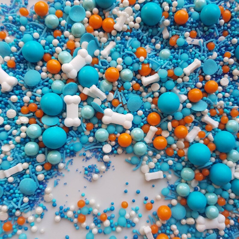 BLUEY TAILS 120g Sprinkles Cake Decorating Australia | Etsy