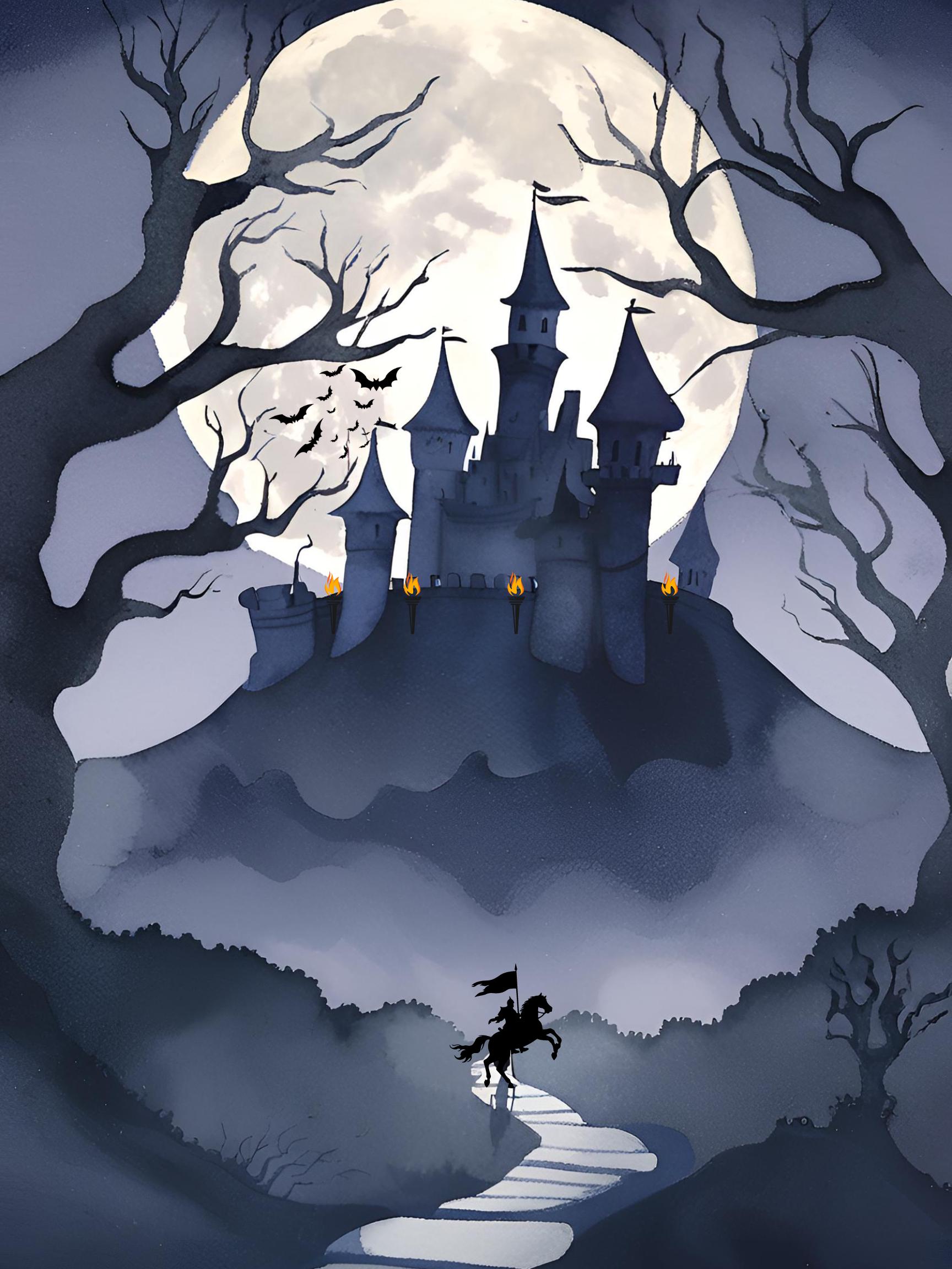 Printable Dark Castle Poster - Etsy