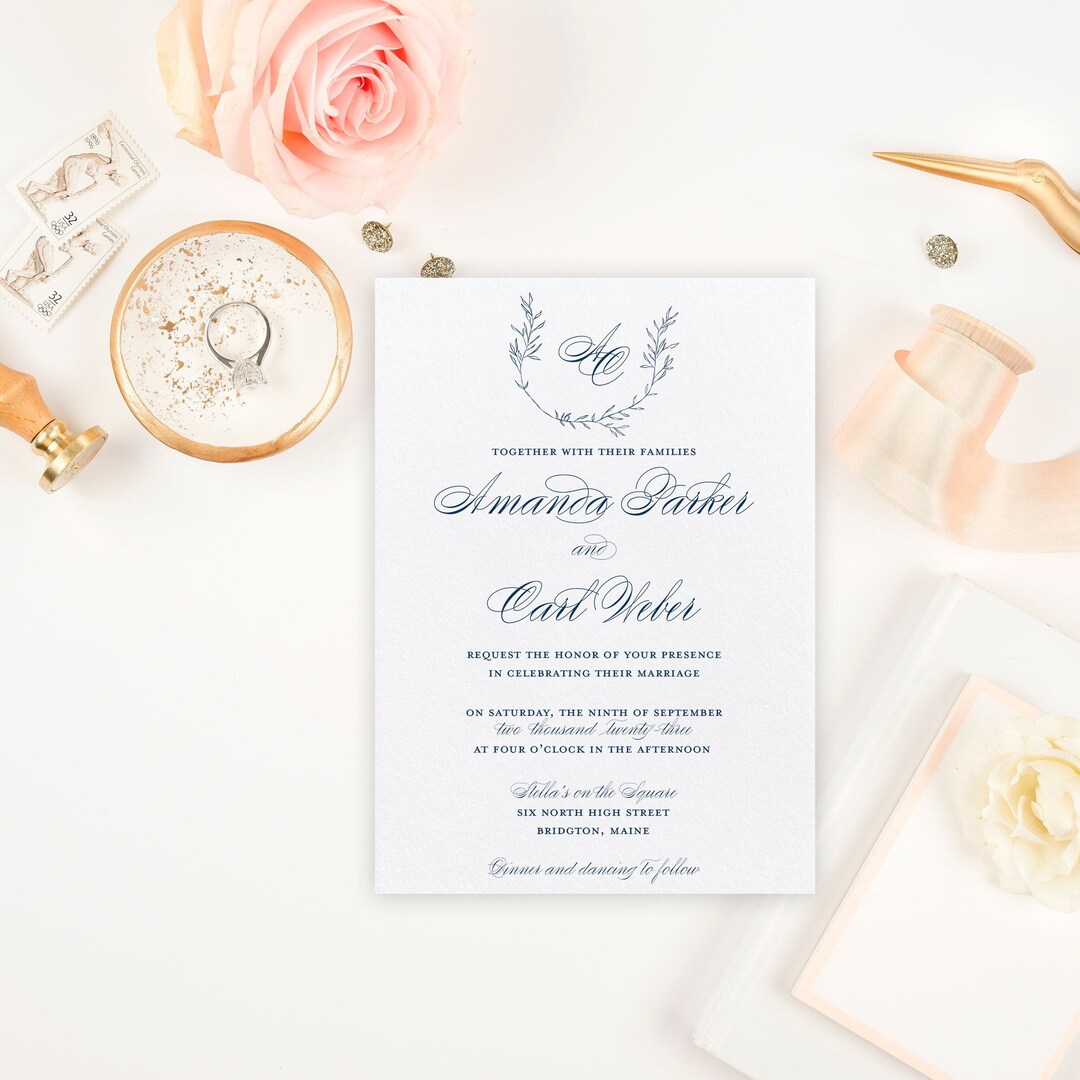Timeless and Classic Wedding Invitations | Wedding Invites With ...