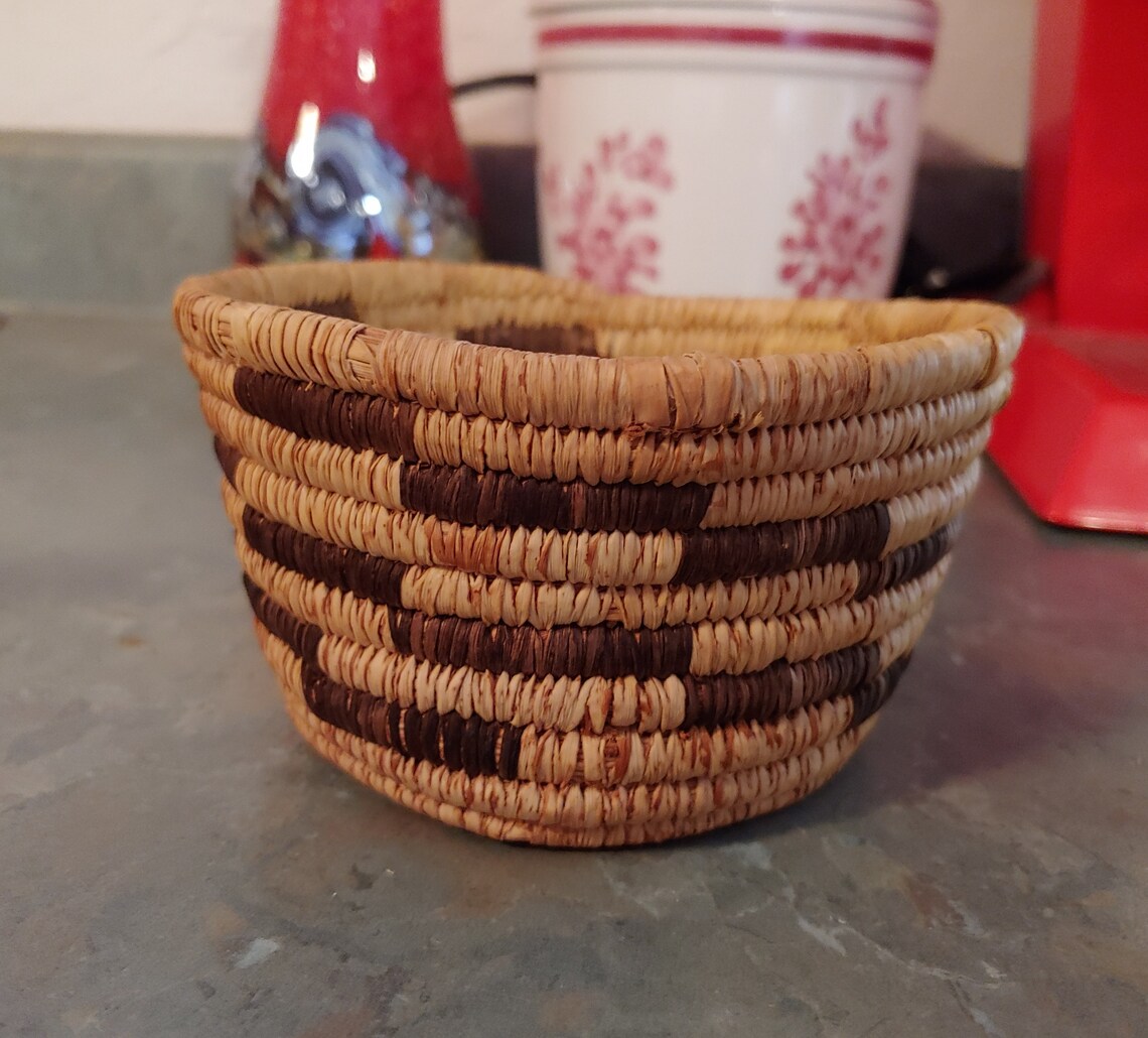 Vintage Tohono O'odham Basket - Etsy