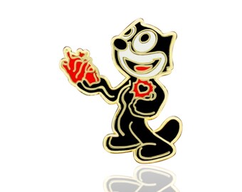 Felix the Cat Enamel Pin - Etsy