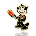 Felix the Cat Ripped Heart Enamel Pin Lapel Pin Brooch - Etsy