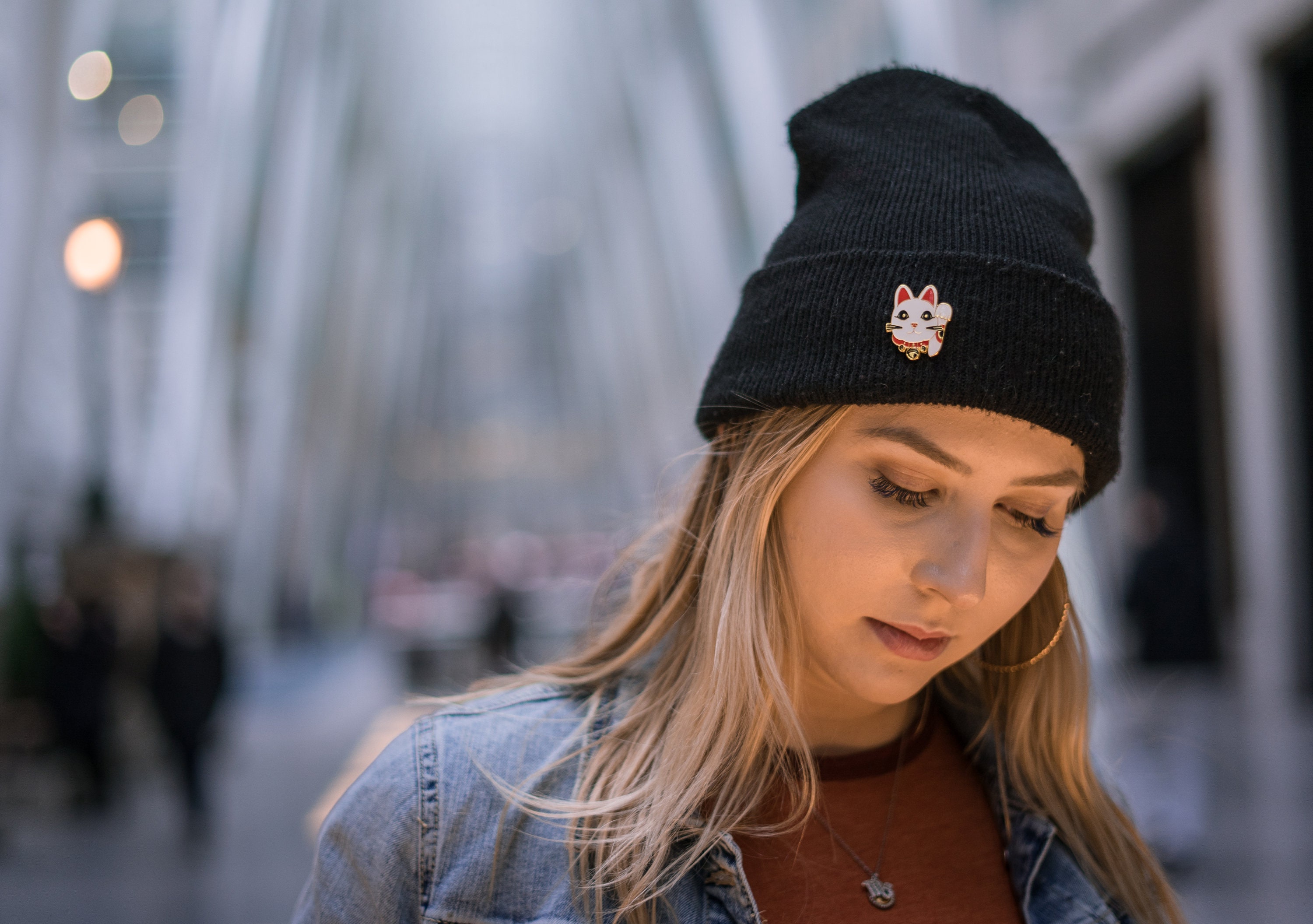 Lucky Money Cat Maneki Neko Pin Enamel Pin Lapel Pin - Etsy