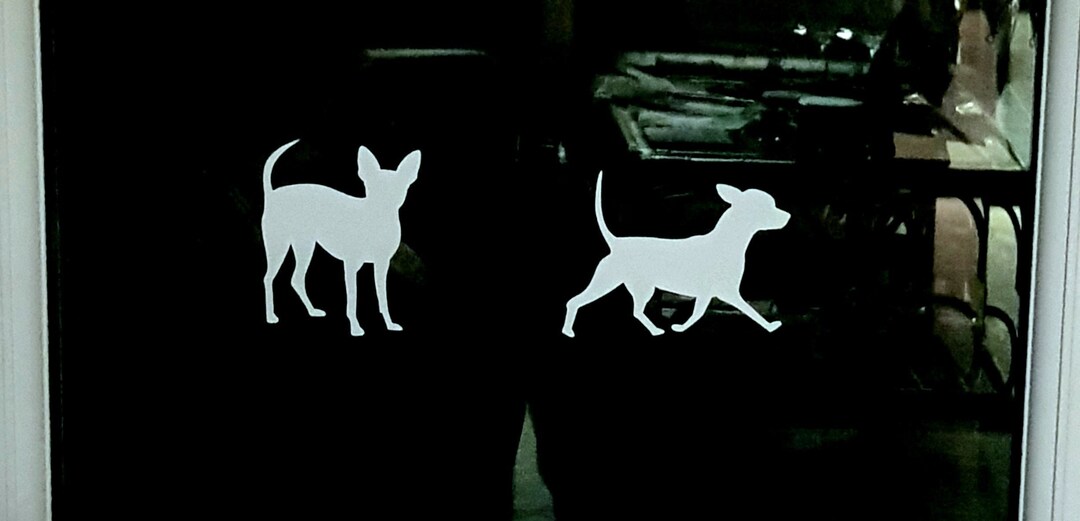 Miniature Pinscher Decals / Russian Toy Terrier / Chihuahua Stickers ...