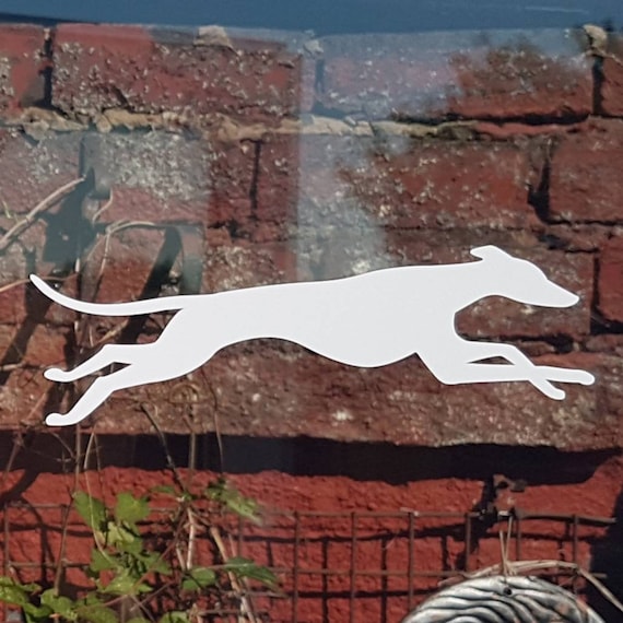 Running Whippet Car Decal Greyhound Sticker Sighthound | Etsy