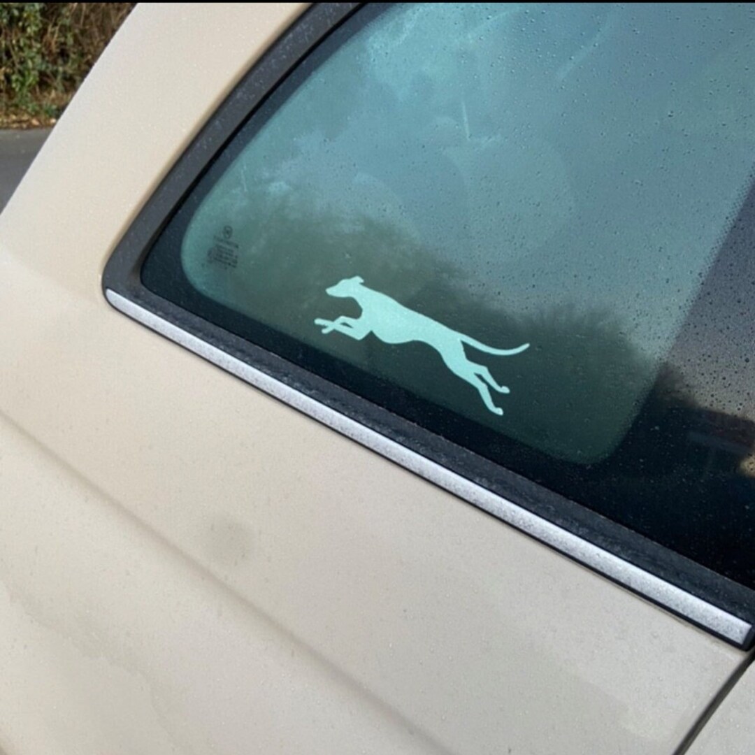 Running Whippet Car Decal, Greyhound Sticker, Sighthound Sticker ...
