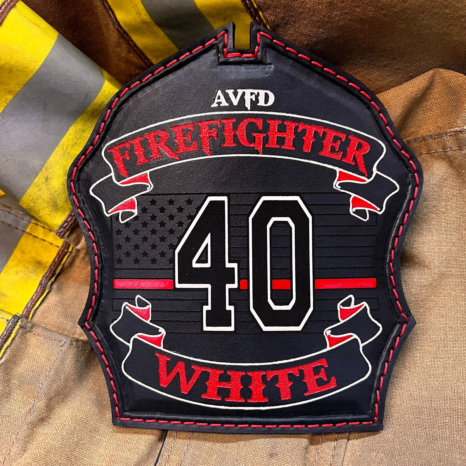 Firefighter Helmet Shield/leather Helmet Shield/personalized - Etsy