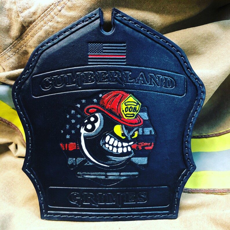 Custom Image Fire Helmet Shield | Etsy