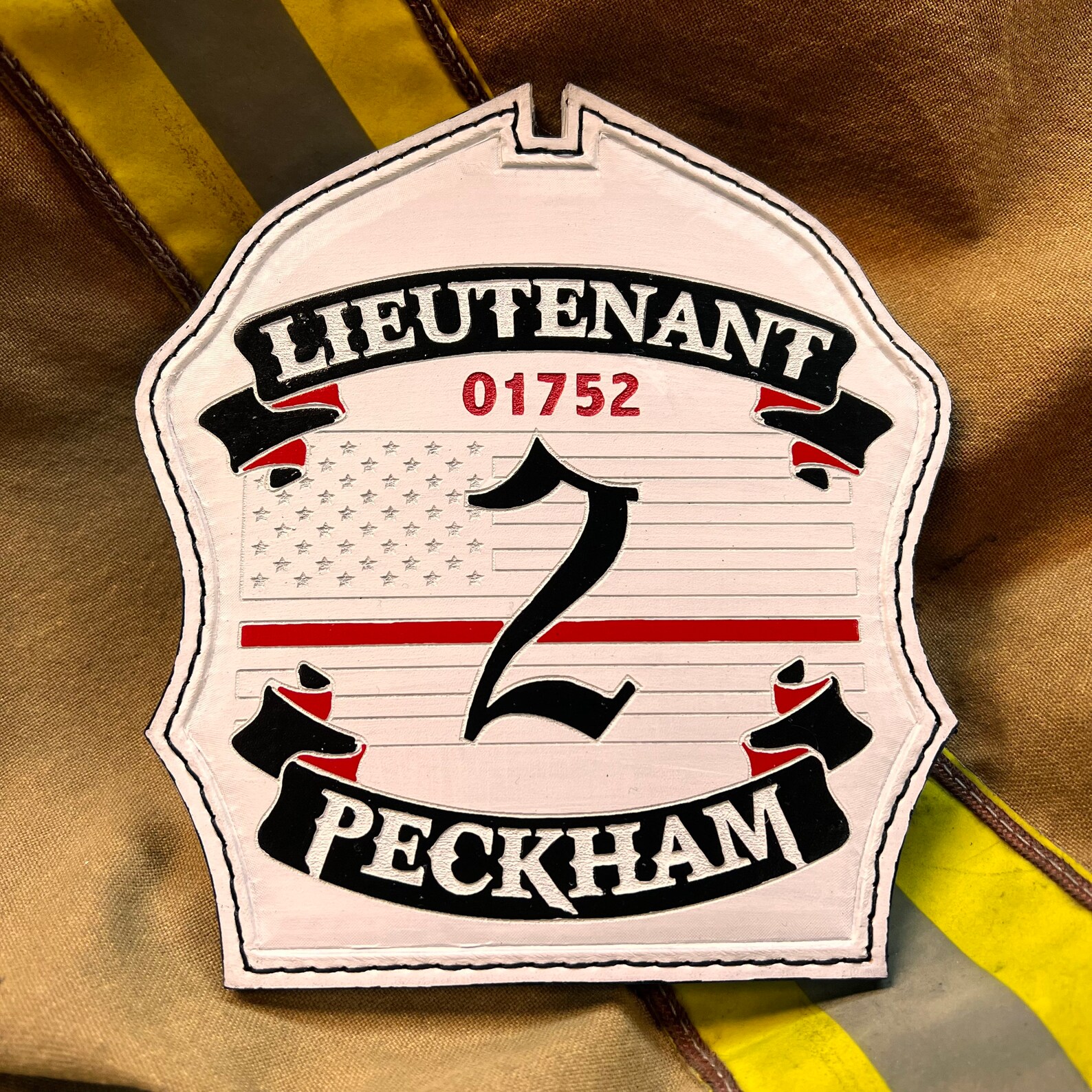 Firefighter Helmet Shield/leather Helmet Shield/personalized - Etsy