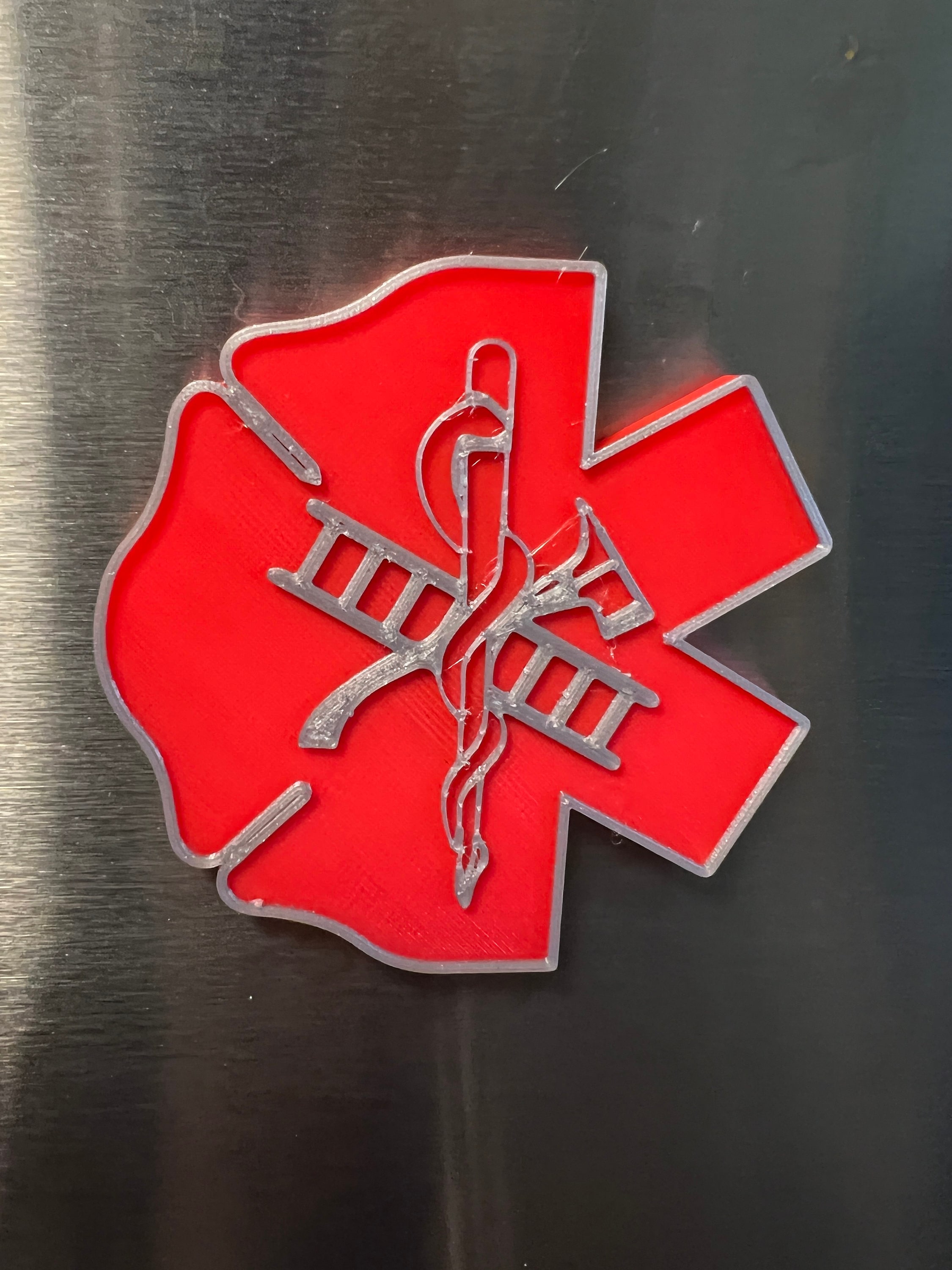 Firefighter EMS Refrigerator Magnet 3 Inch - Etsy