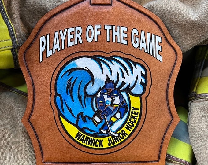 Passport Firefighter Helmet Shield - Removable ID - Fire Helmet Front ...