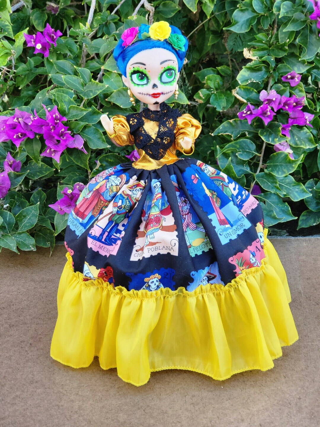 La Catrina Doll - Etsy