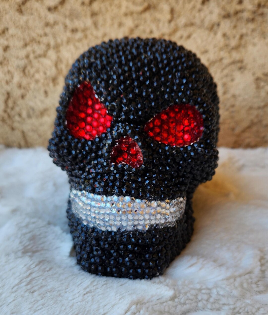 3D Printed Coin Bank Human Skull 4 Inches Tall 4 Inches Wide 6 Inches ...