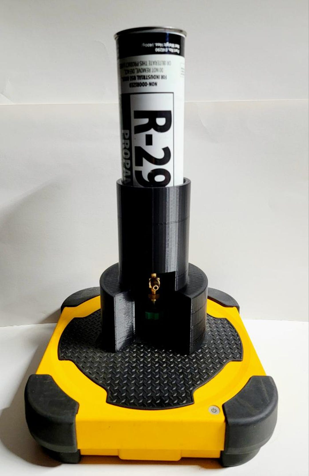 3D Printed R290 or R600 Refrigerant Bottle Holder for Charging on a ...