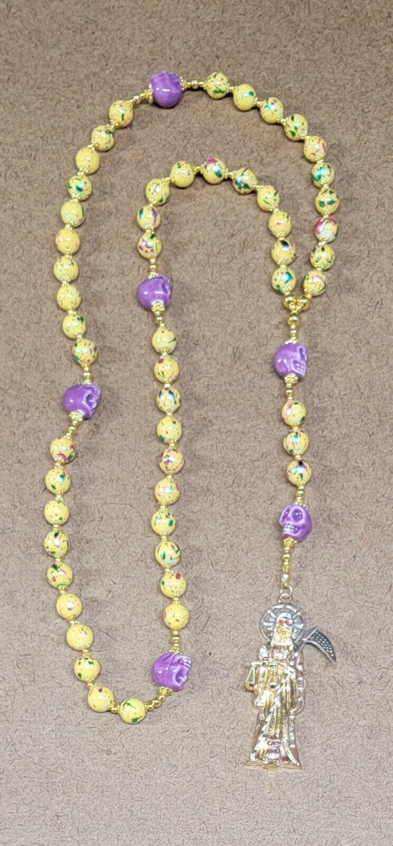 Holy Death/ Santa Muerte Rosary - Etsy
