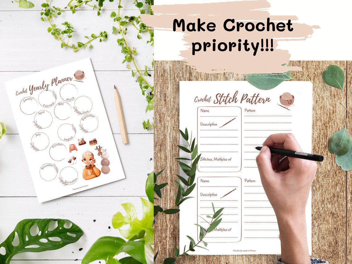 34 Pages Comprehensive Crochet Journal2 Bonuses Printable - Etsy