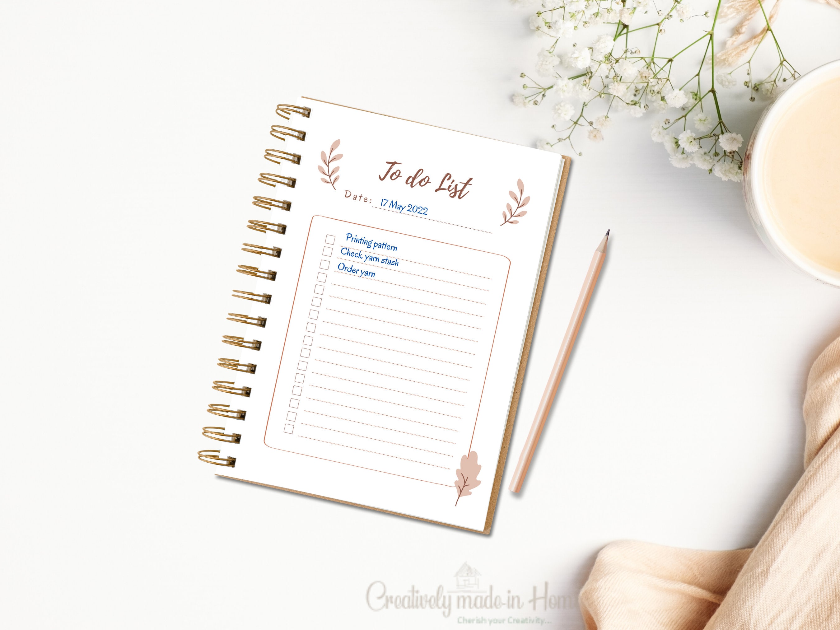 9 Pages Journal Printable Bundle, Motivational Notes Reminder to Do ...