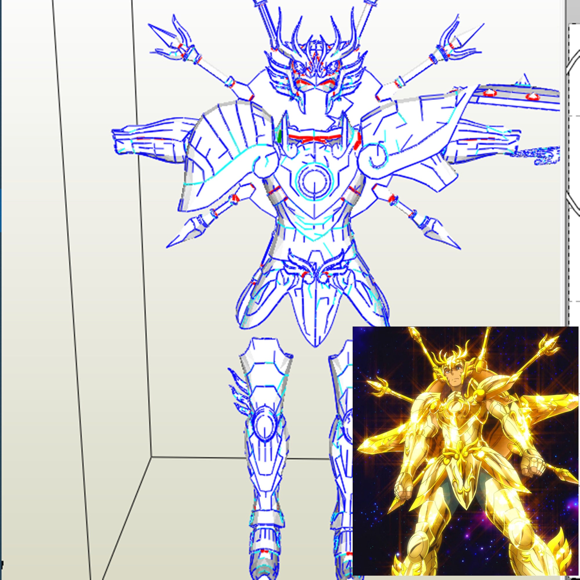 Libra Divine Armor - Full Armor Pepakura - Etsy