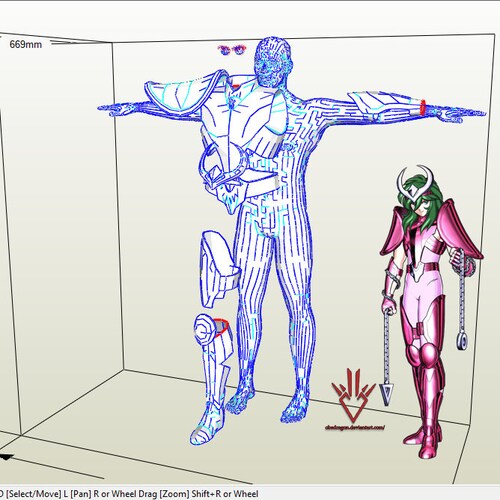 Cancer Armor Saint Seiya Full Armor Pepakura - Etsy