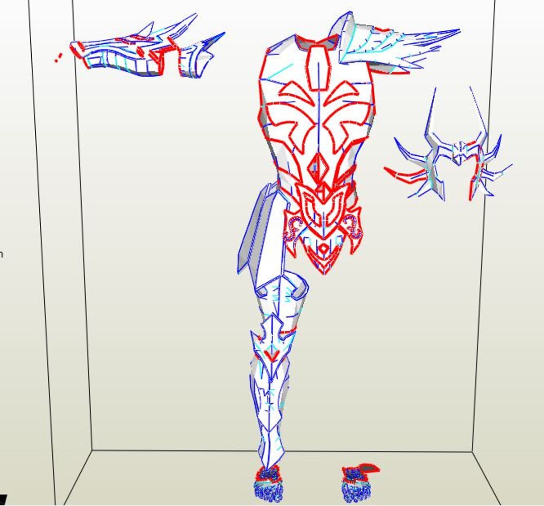 Cancer Armor Full Armor Pepakura Saint Seiya - Etsy