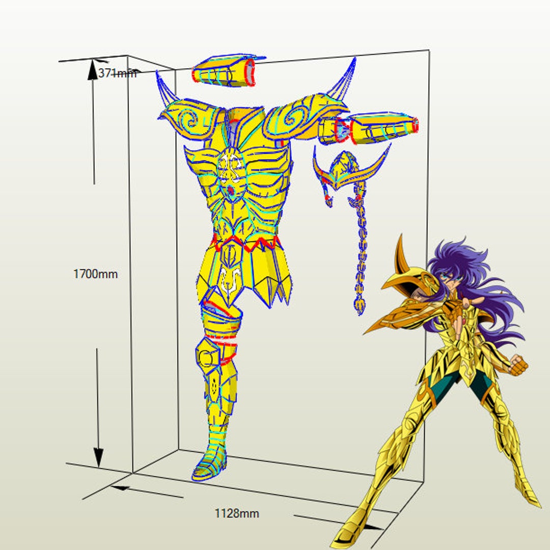 Scorpio Milo Full Armor Pepakura - Etsy