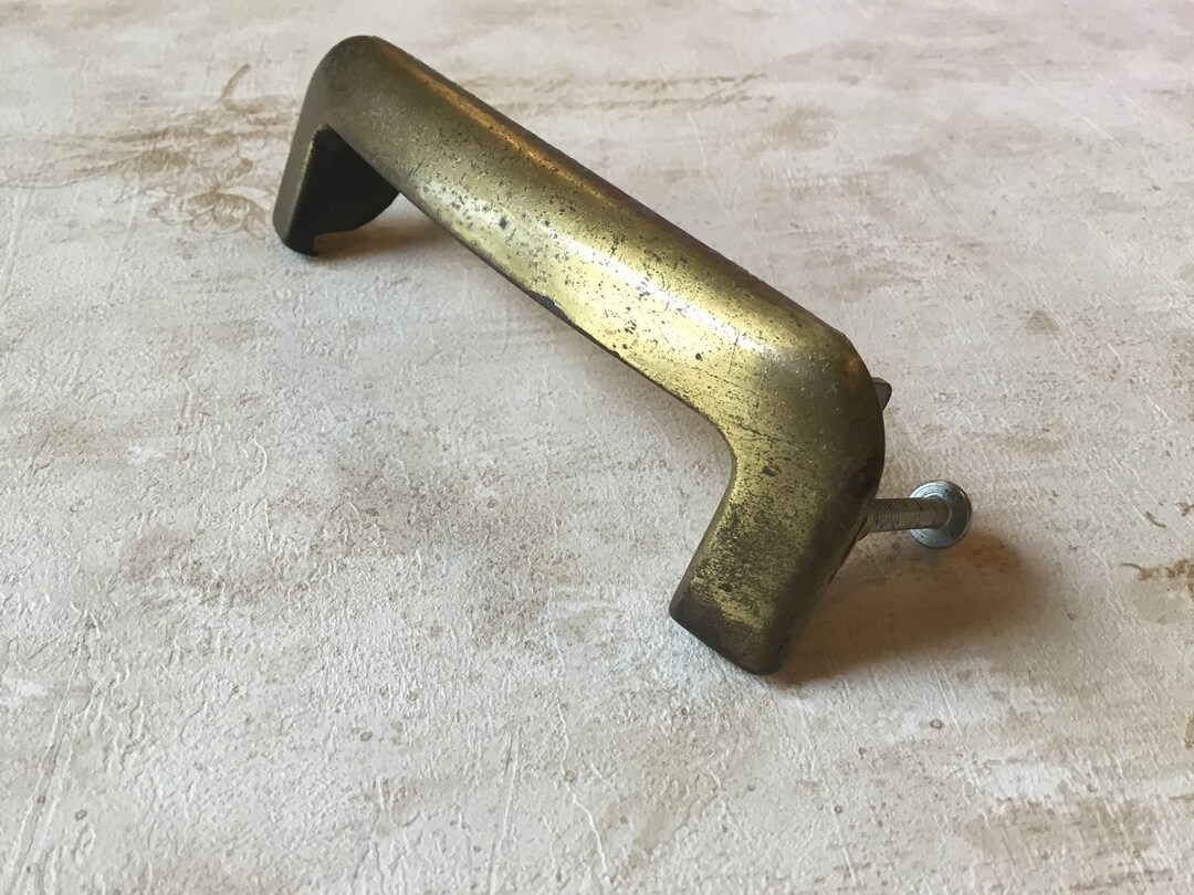 KBC Vintage Brass Drawer Handle Salvaged 5” Brass Furniture Pull, With ...