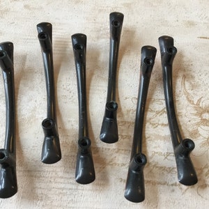 MCM Drawer Handles, 1962 Satin Copper Plated Cabinet Pulls, Set of 6 ...