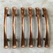 MCM Drawer Handles, 1962 Satin Copper Plated Cabinet Pulls, Set of 6 ...