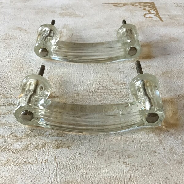Depression Glass Cabinet Knobs - Etsy
