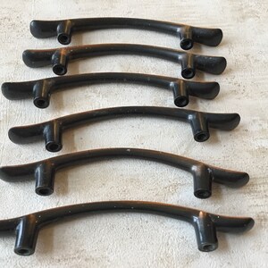 MCM Drawer Handles, 1962 Satin Copper Plated Cabinet Pulls, Set of 6 ...