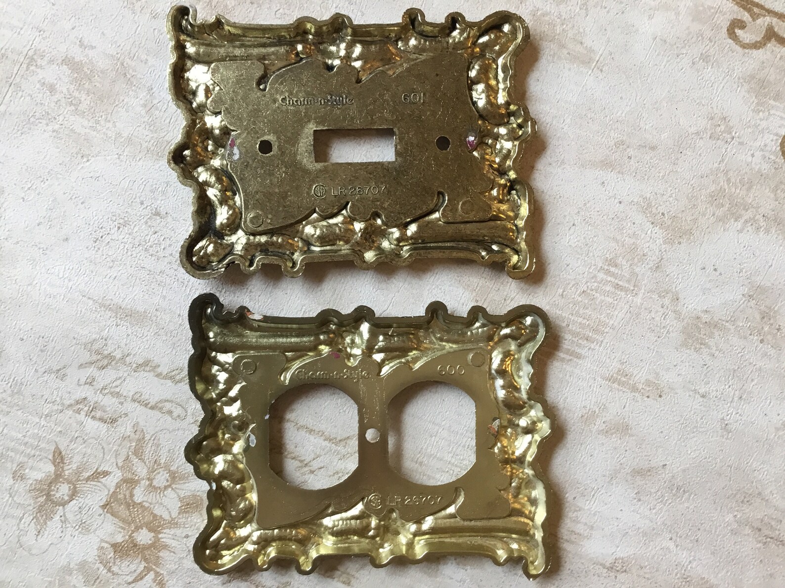 Vintage Switch Plate With Matching Outlet Cover Duplex - Etsy