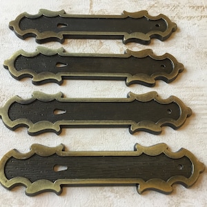 Bronze Hammered Brutalist Backplates Set of 10 Vintage 1969 NOS ...