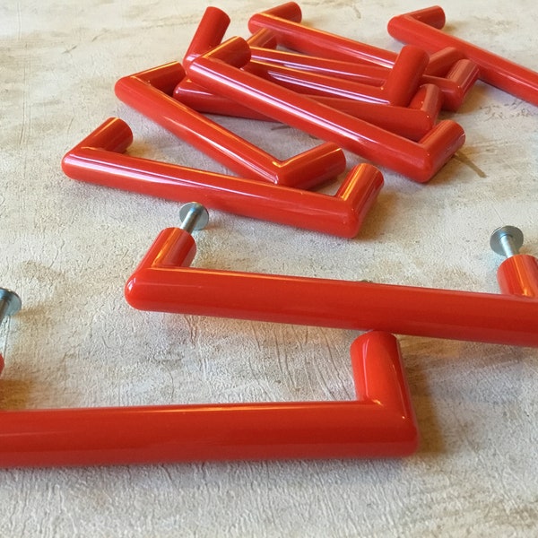 Red Cabinet Handles