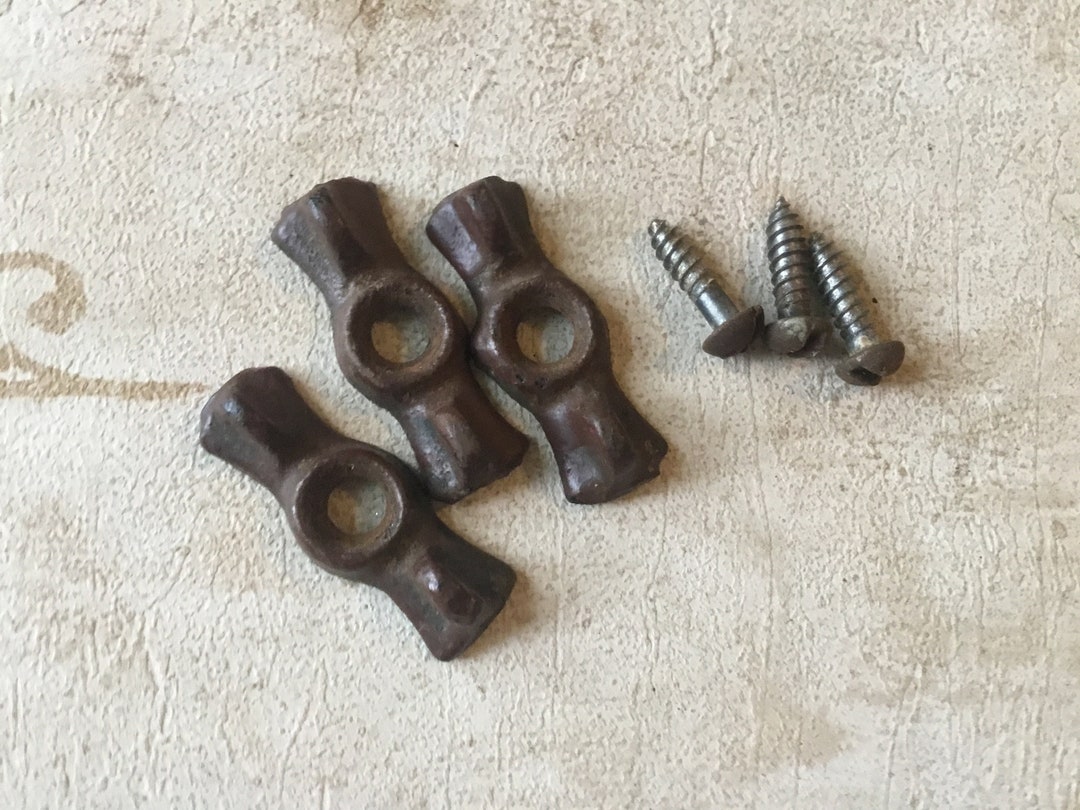 Cupboard Turn Latches Set of 3 Salvaged Vintage Jelly Cabinet Turn ...