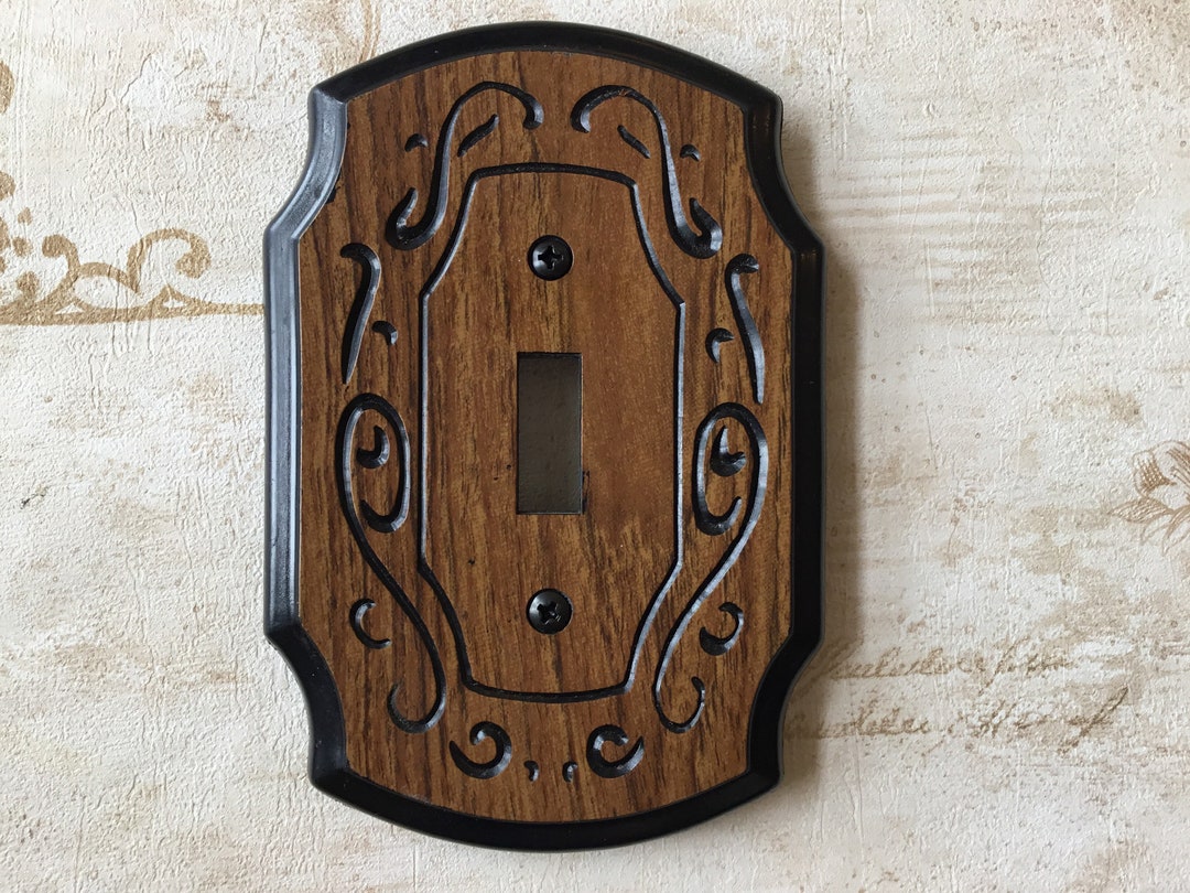 Mid Century Modern Single Light Switch Cover Plate, Vintage 1960s MCM ...