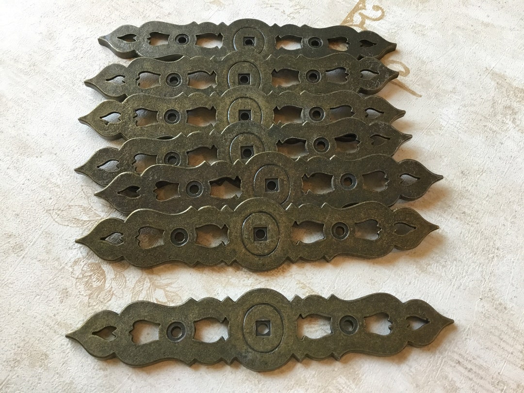 Vintage Cabinet Handle Backplates Set of 7 Vintage Amerock Backplates ...