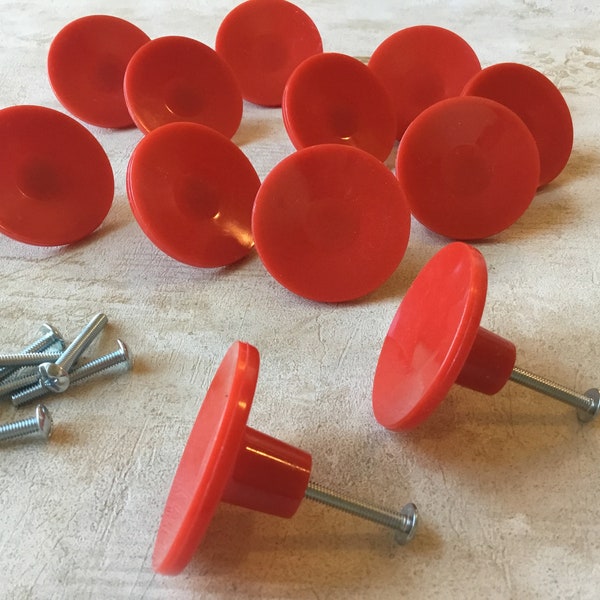 Red Knobs - Etsy