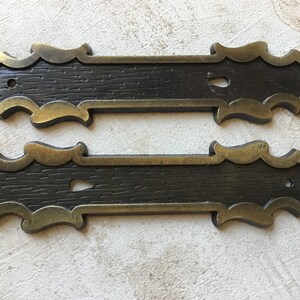 Bronze Hammered Brutalist Backplates Set of 10 Vintage 1969 NOS ...