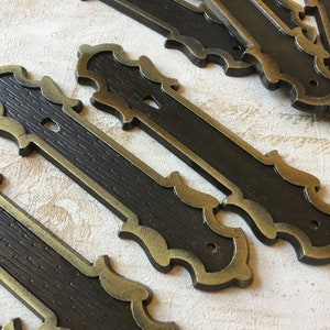 Bronze Hammered Brutalist Backplates Set of 10 Vintage 1969 NOS ...