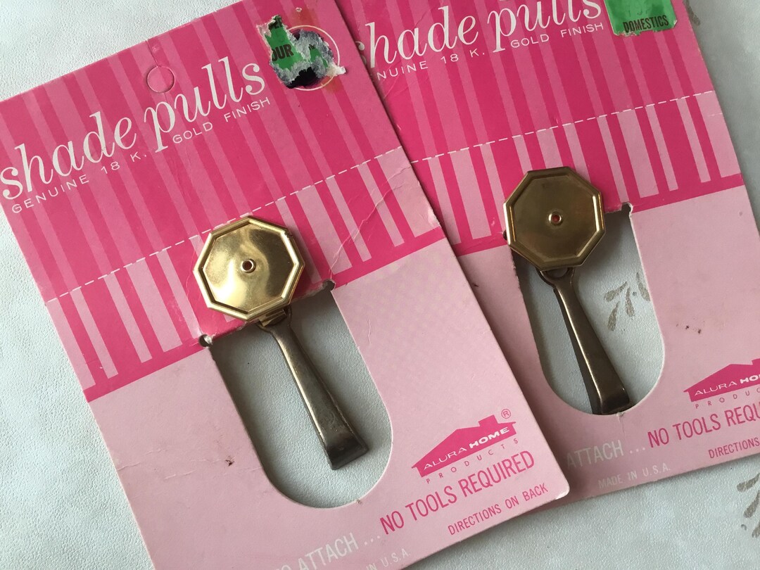 Vintage Shade Pulls Vintage Window Shade Pulls Pair of 1960’s Vintage ...