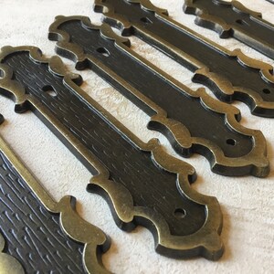 Bronze Hammered Brutalist Backplates Set of 10 Vintage 1969 NOS ...