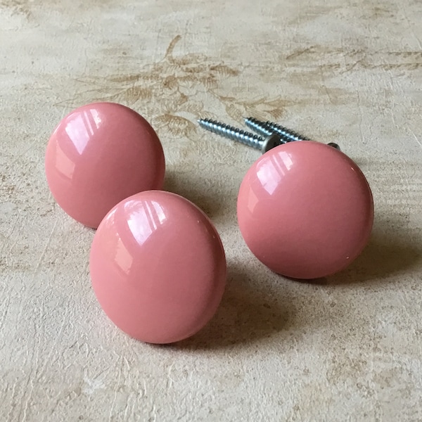 Pink Knobs - Etsy