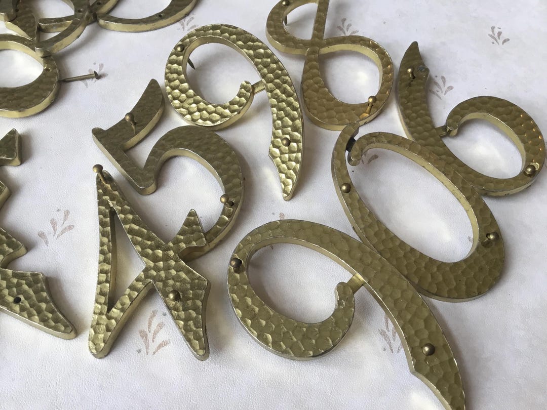 MCM House Number Mid Century Door Number Authentic Orignal NOS Mid ...