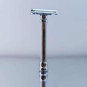 Merkur 47c Double Edge Safety Razor, Straight Cut, Double Chrome ...