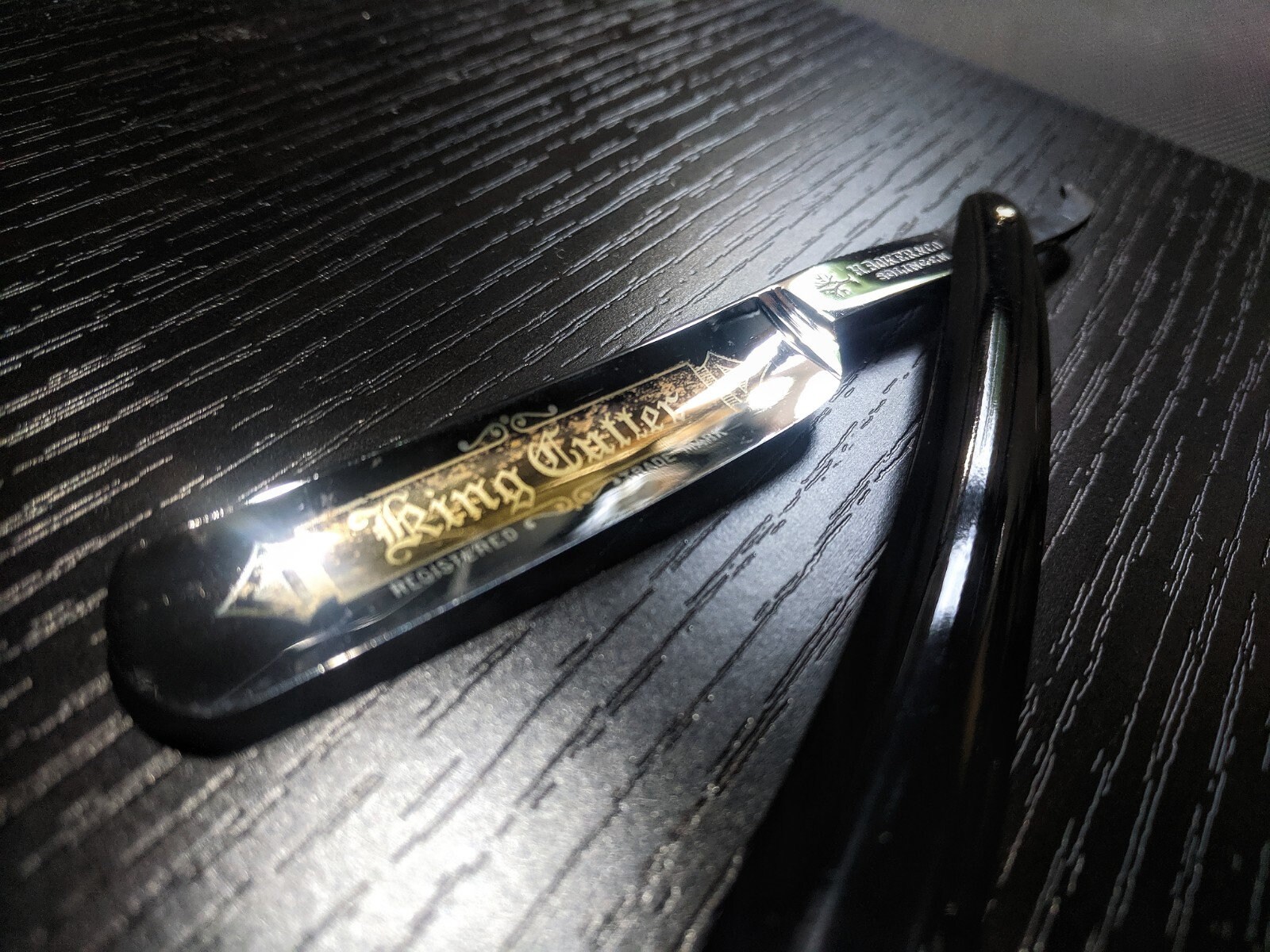 H. Boker Ring Cutter Straight Razor / Solingen Germany 5/8 Shave Ready